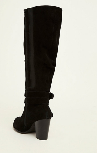 torrid | Shoes | Torrid Black Buckle Slouch Boot Size Worn Once | Poshmark